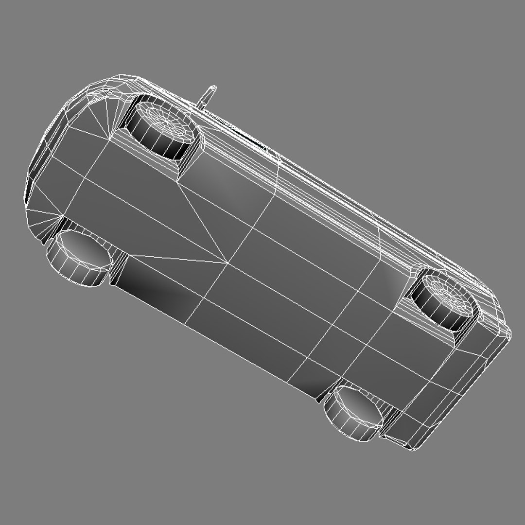 Van Bus 3d Model