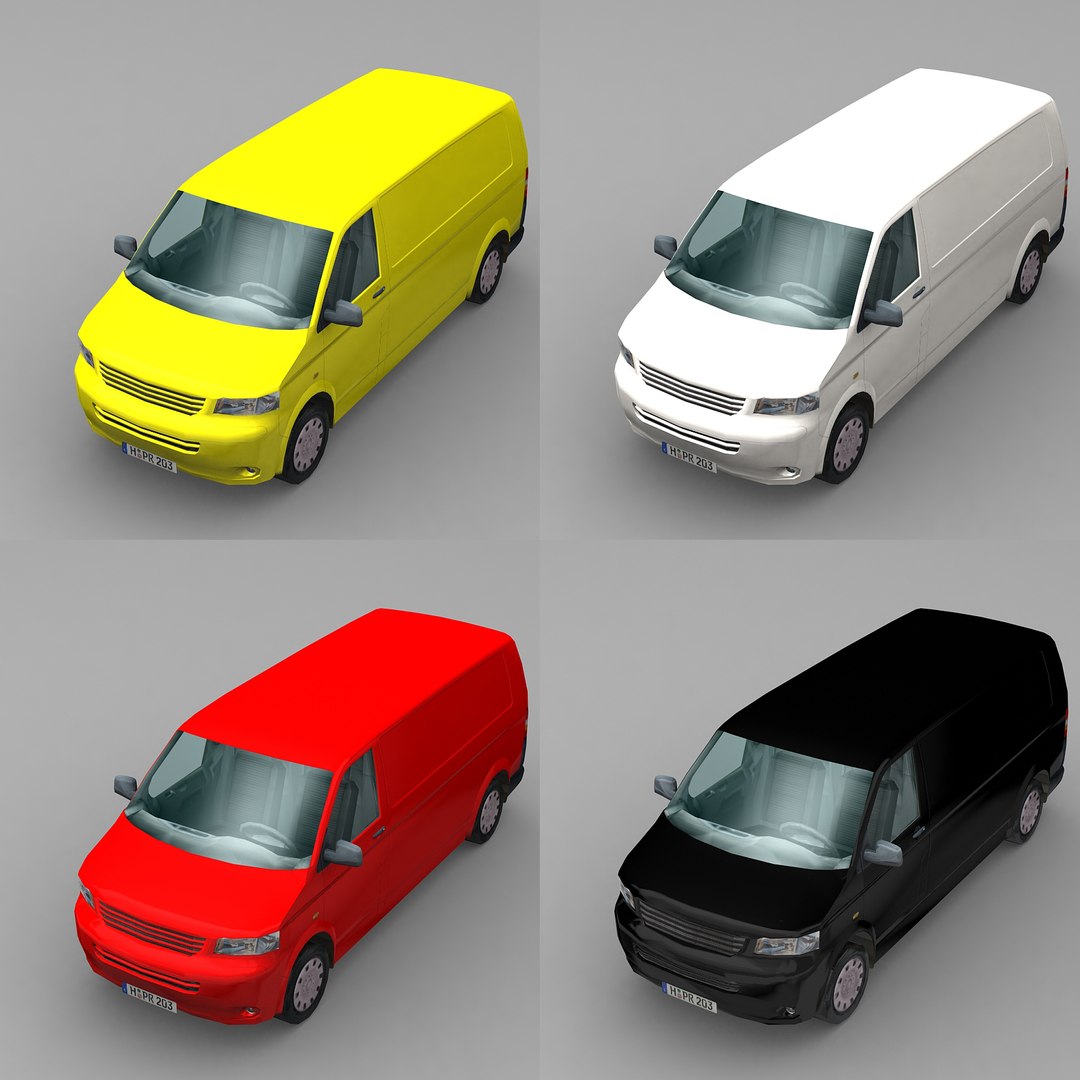 Van Bus 3d Model
