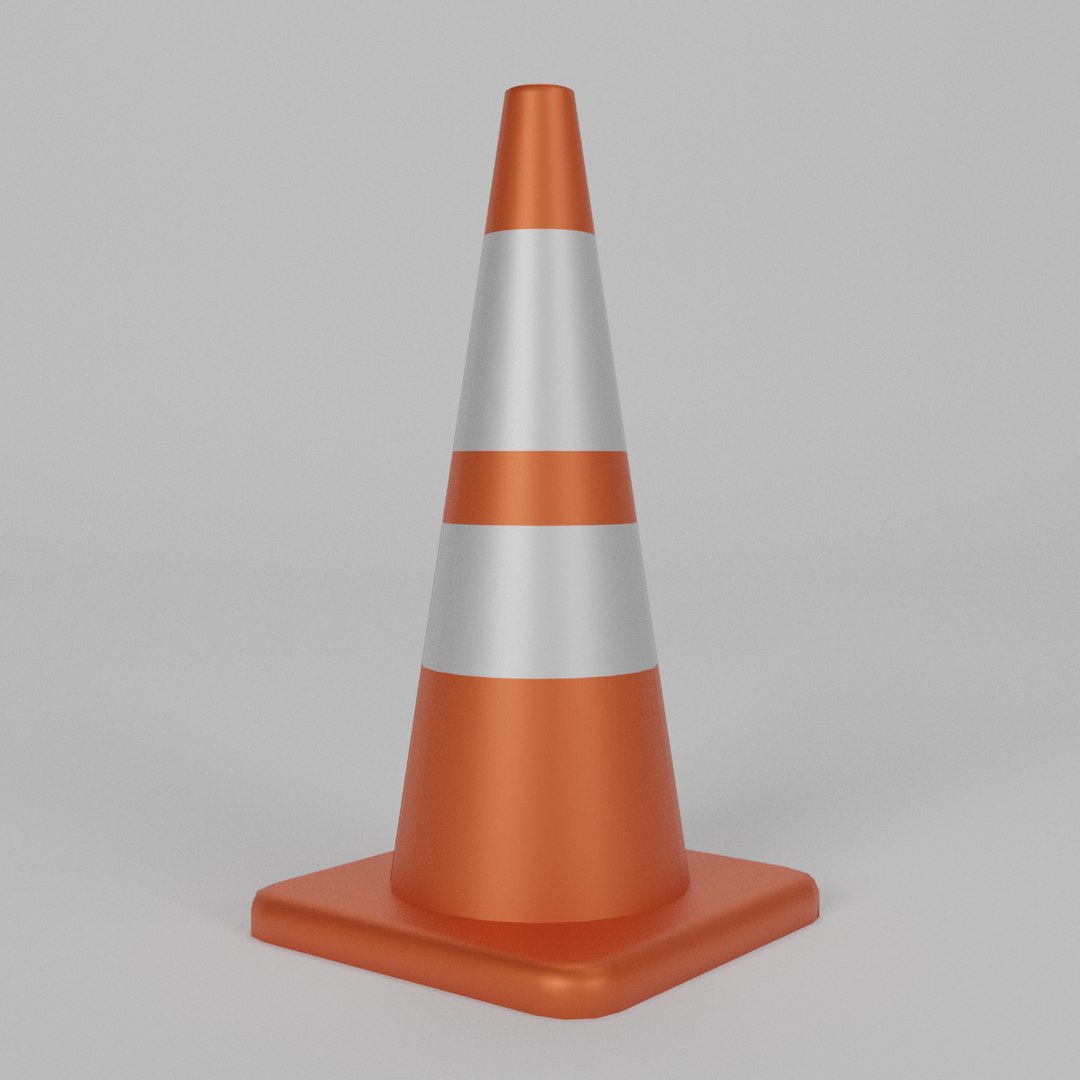 Low Poly Traffic Cone 3D model - TurboSquid 1788315