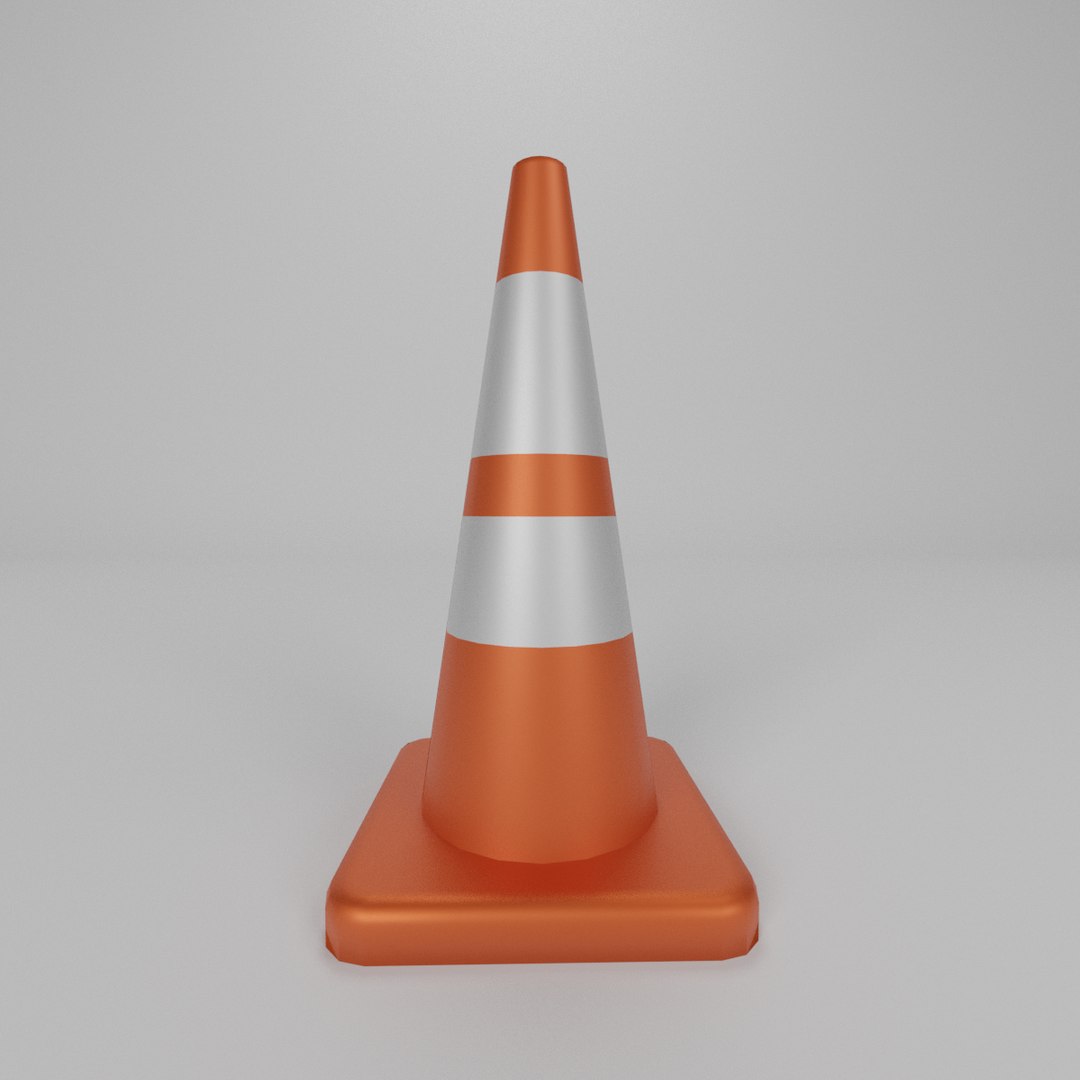 Low Poly Traffic Cone Modelo 3D - TurboSquid 1788315