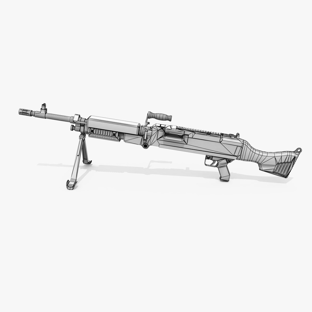 3D Model Machine Gun M 240 - TurboSquid 1956020