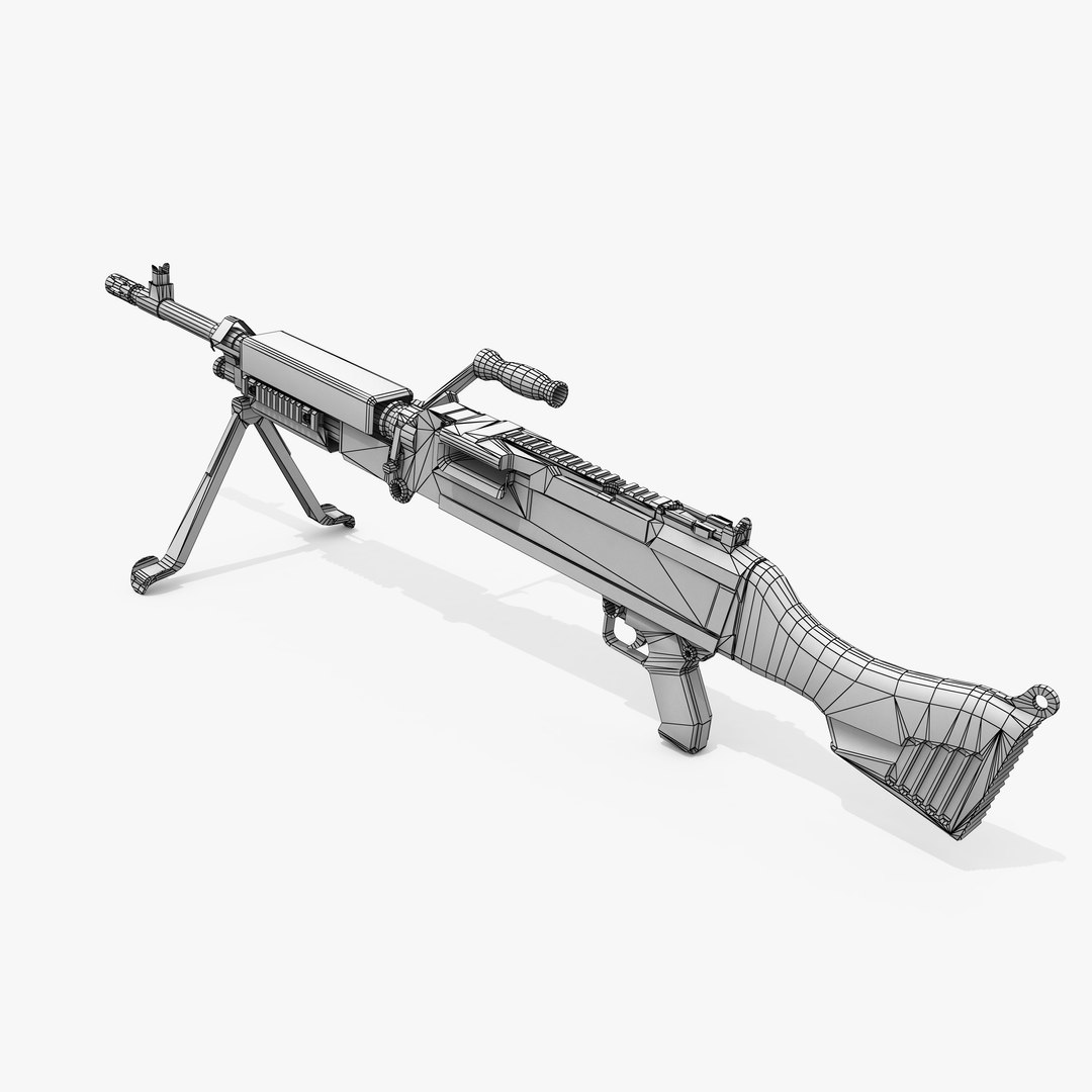 3D Model Machine Gun M 240 - TurboSquid 1956020