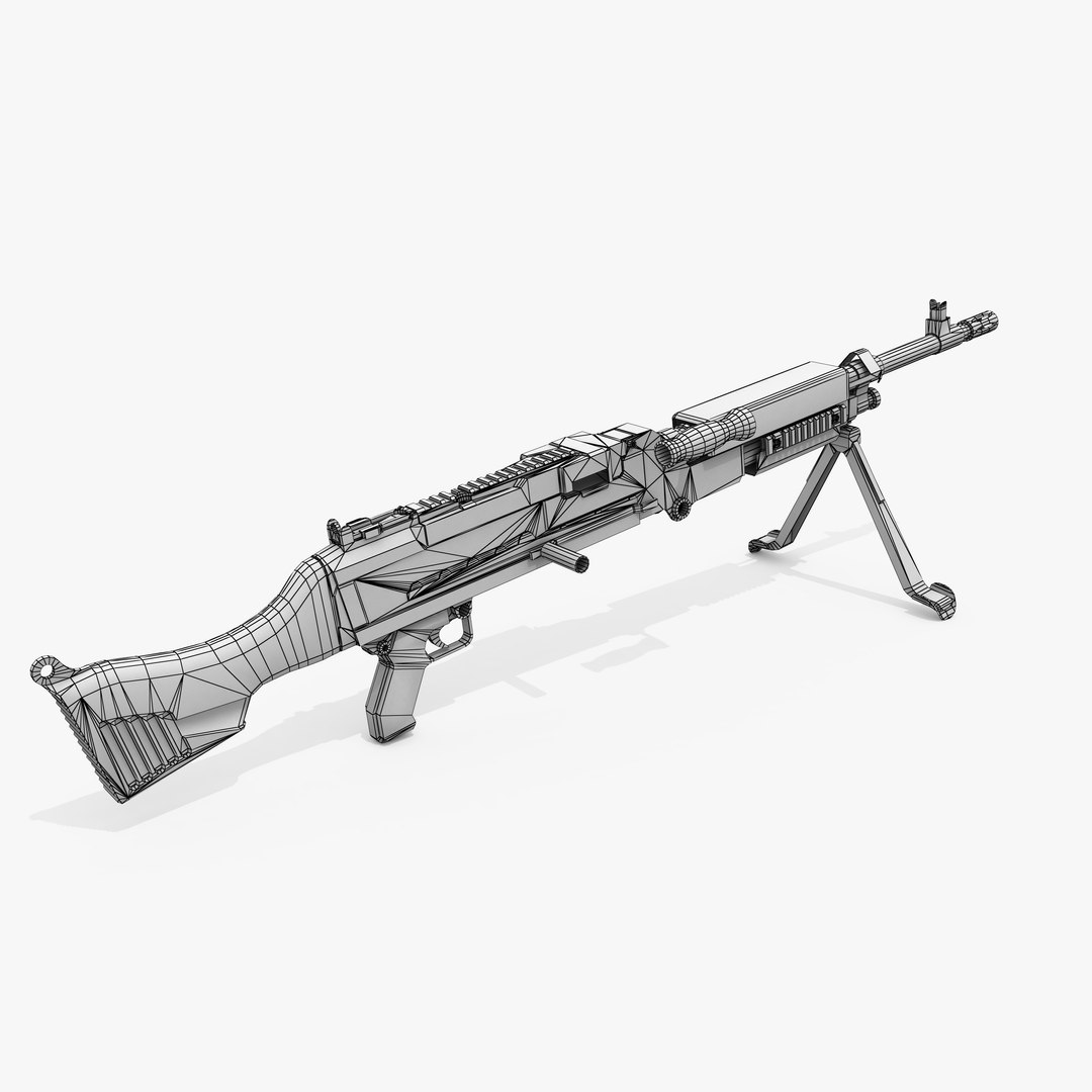 3D Model Machine Gun M 240 - TurboSquid 1956020