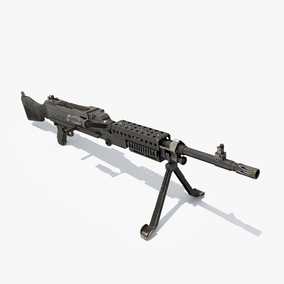 3D Model Machine Gun M 240 - TurboSquid 1956020