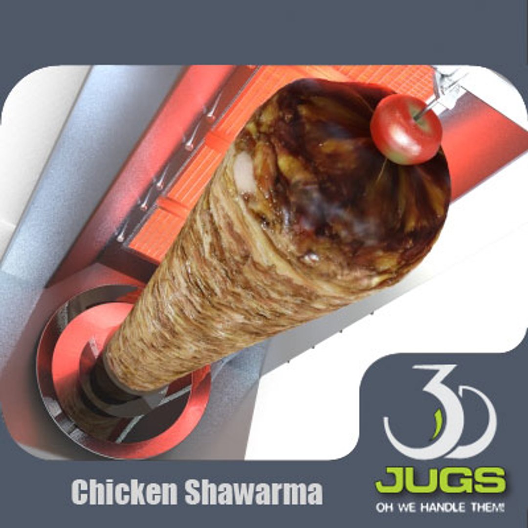 Chicken Shawarma 3d Model