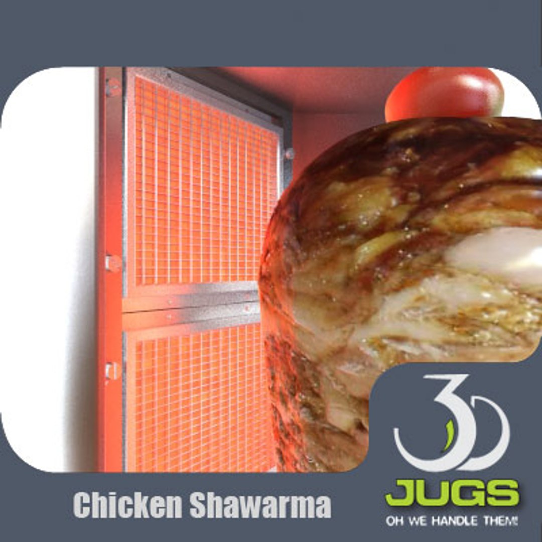 Chicken Shawarma 3d Model