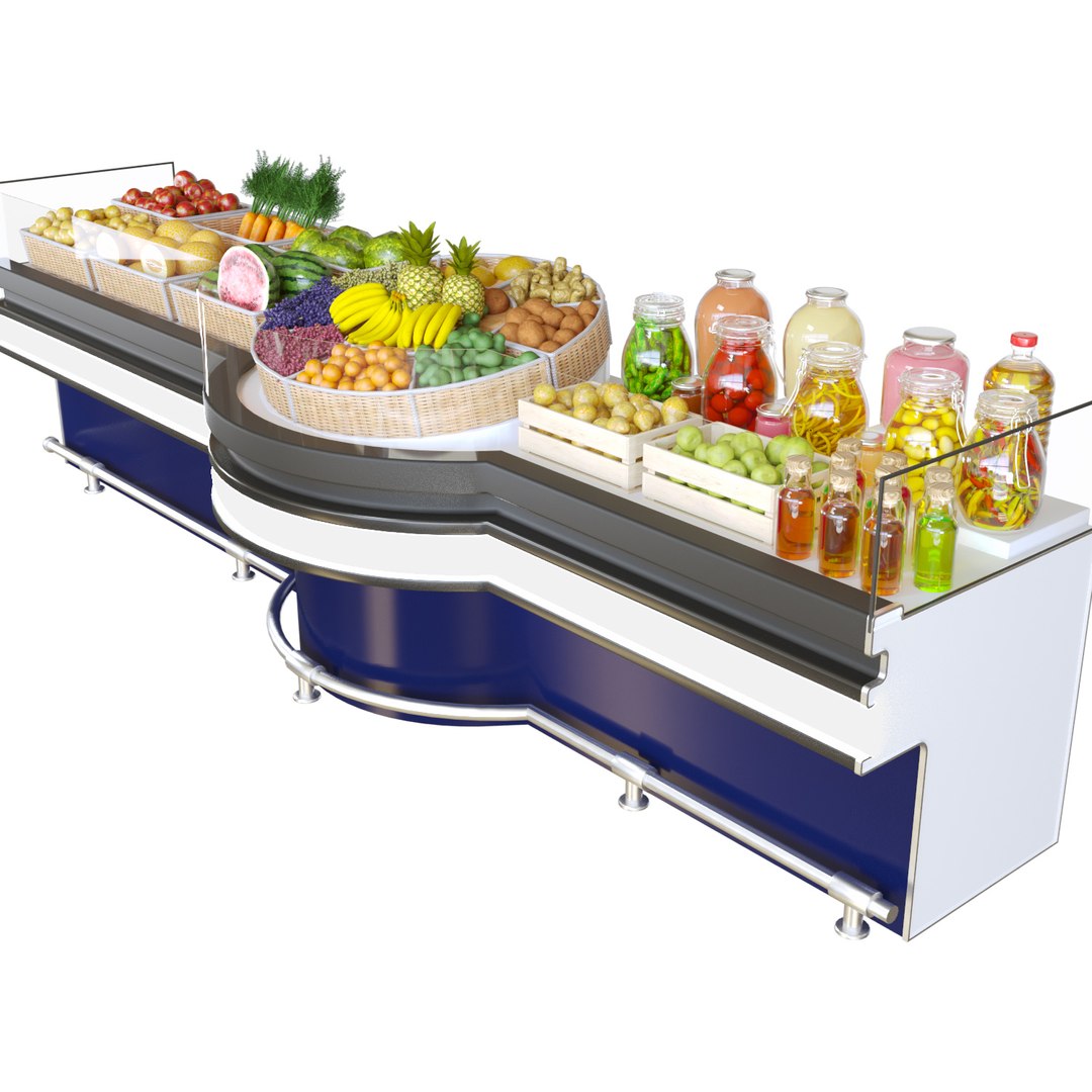 Shop Showcases Model - TurboSquid 1424880