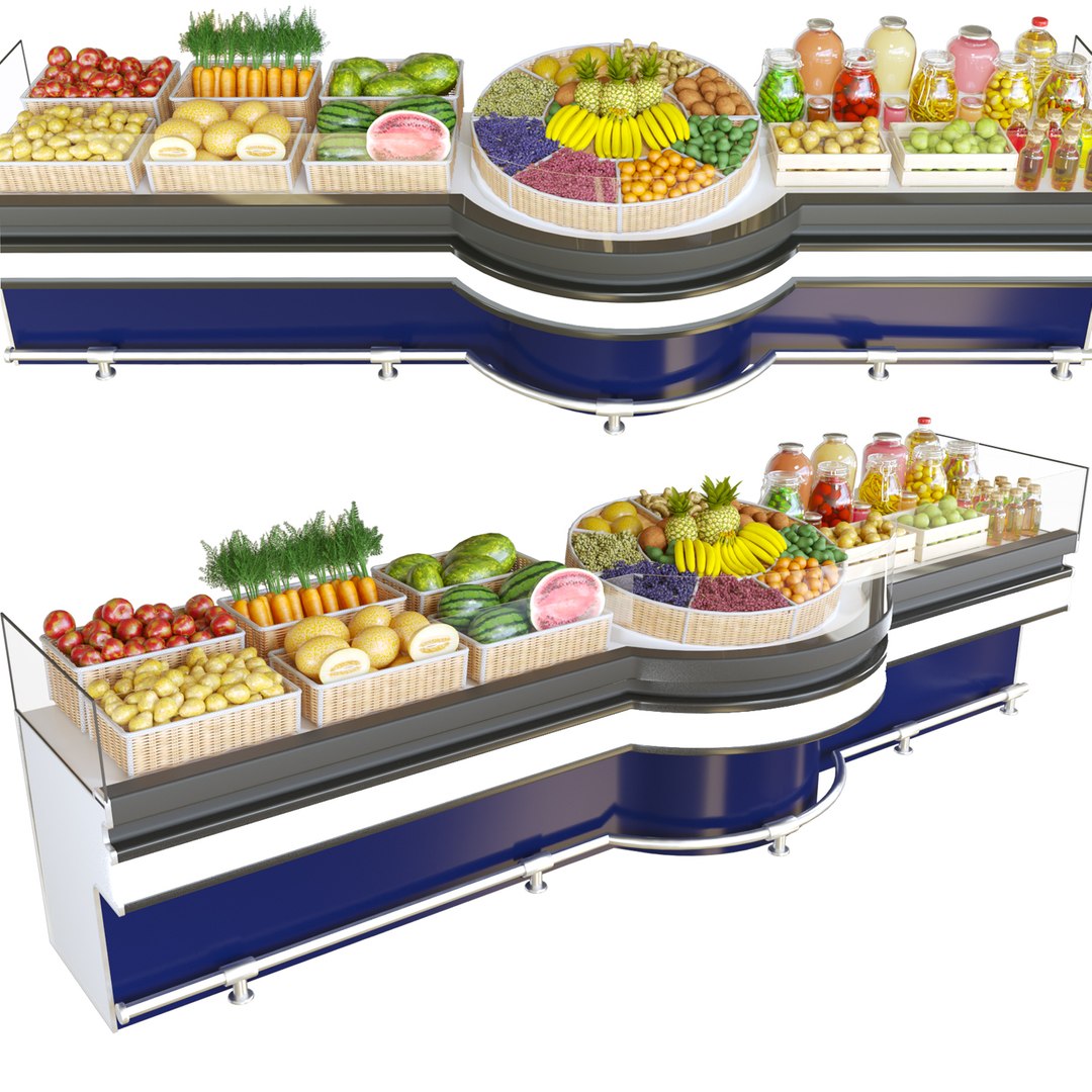 Shop Showcases Model - TurboSquid 1424880