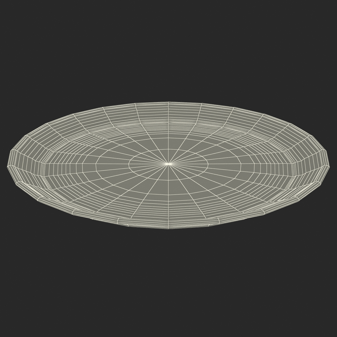 3d Model Of Dinner Plate 2