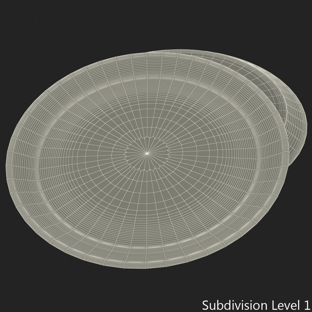 3d Model Of Dinner Plate 2