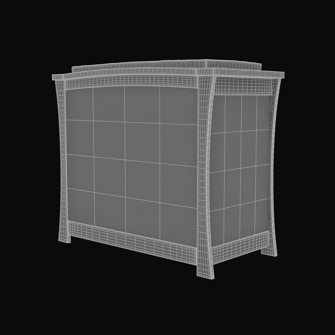 Changing Table Child 3d 3ds