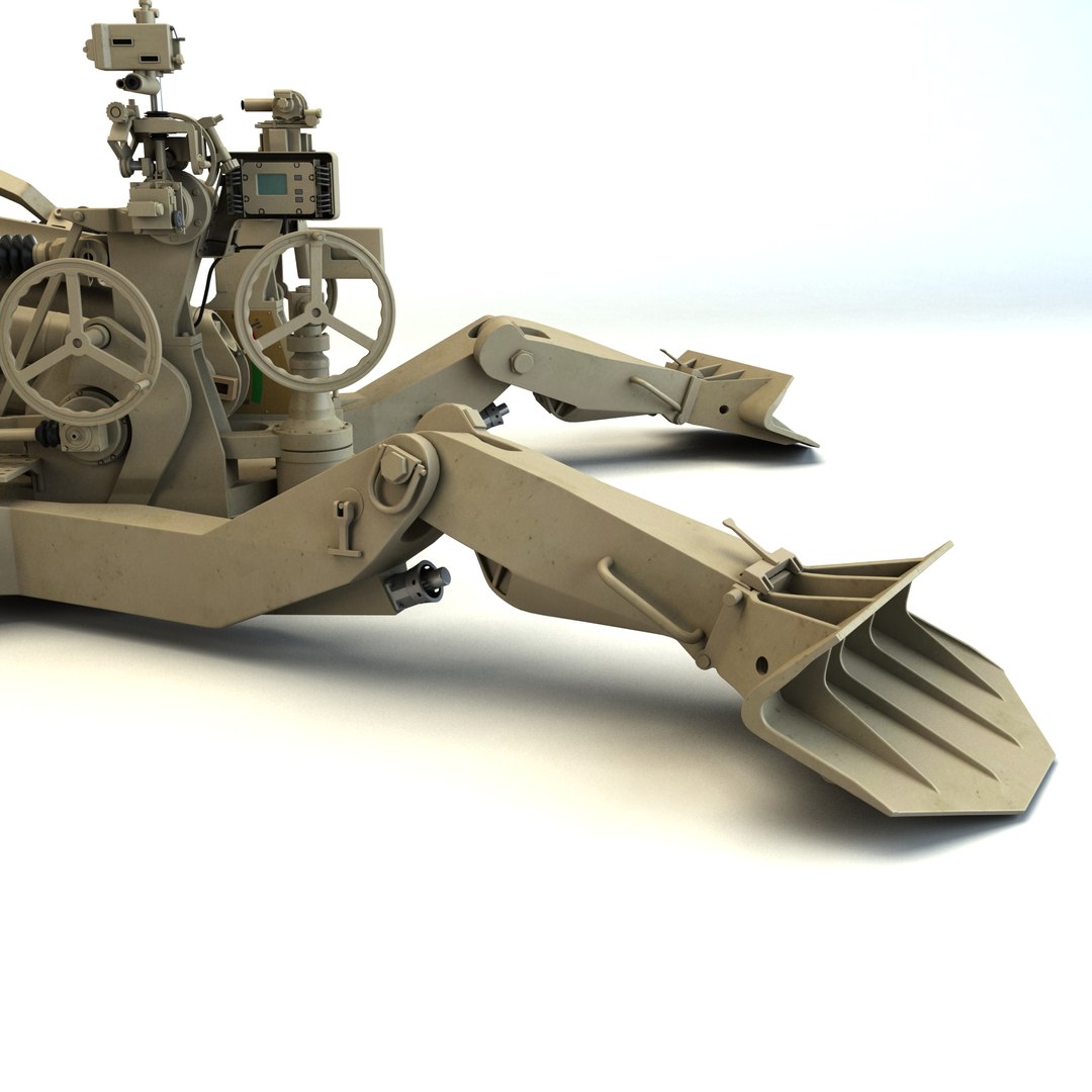 3d model m777 howitzer