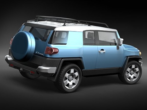 toyota fj cruiser suv 3d model
