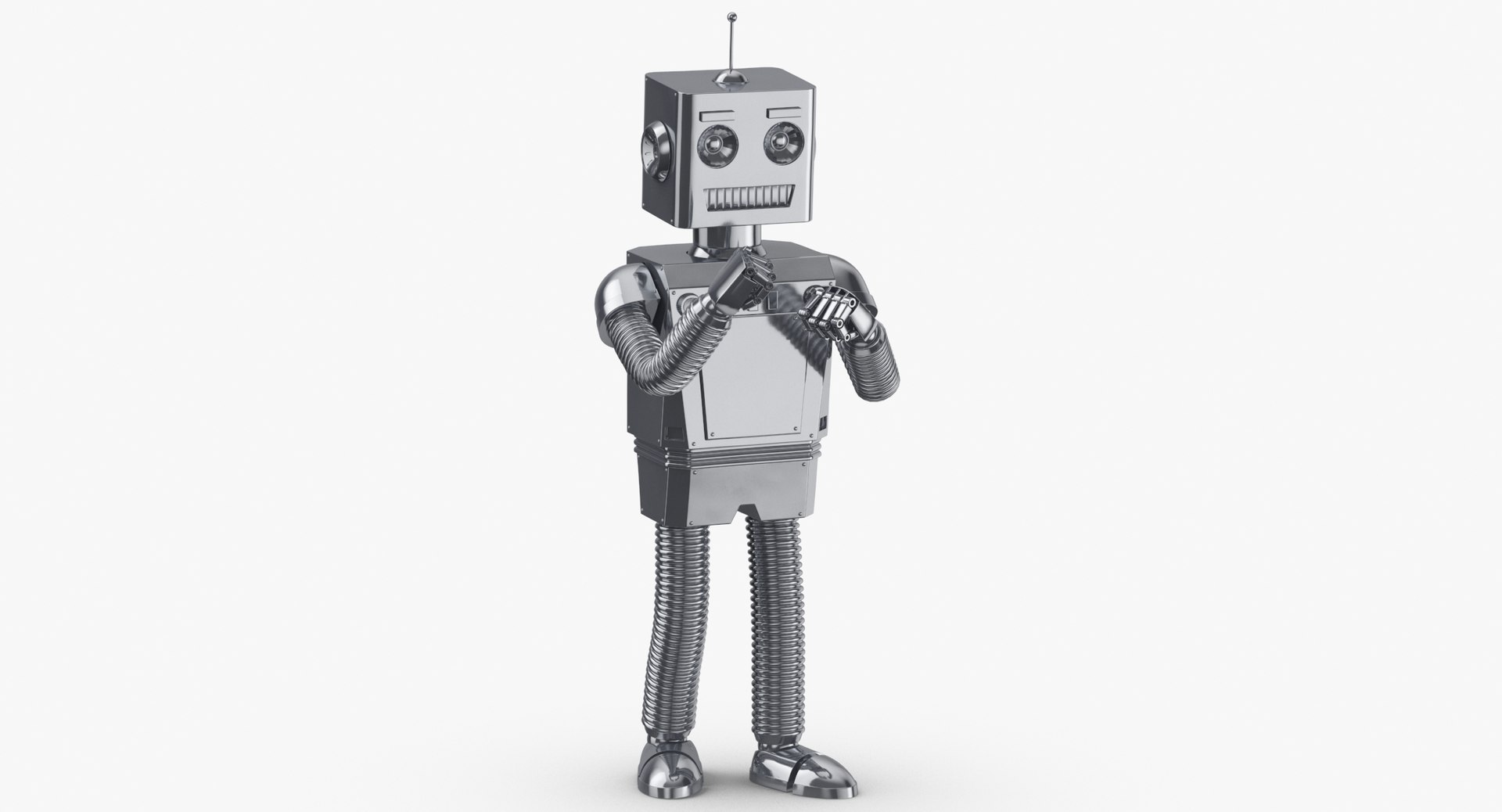 3D Robot 01 Attacking - Model - TurboSquid 1522280