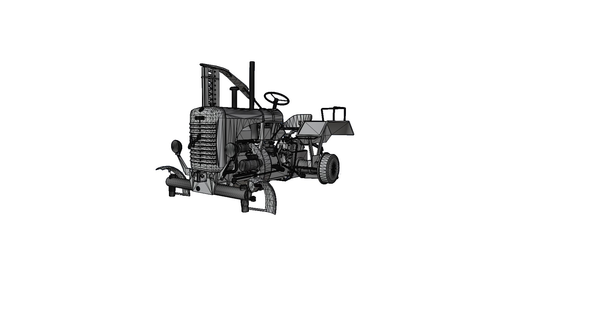 Steyr T80 3D Model Old Tractor 3D Model - TurboSquid 2016966
