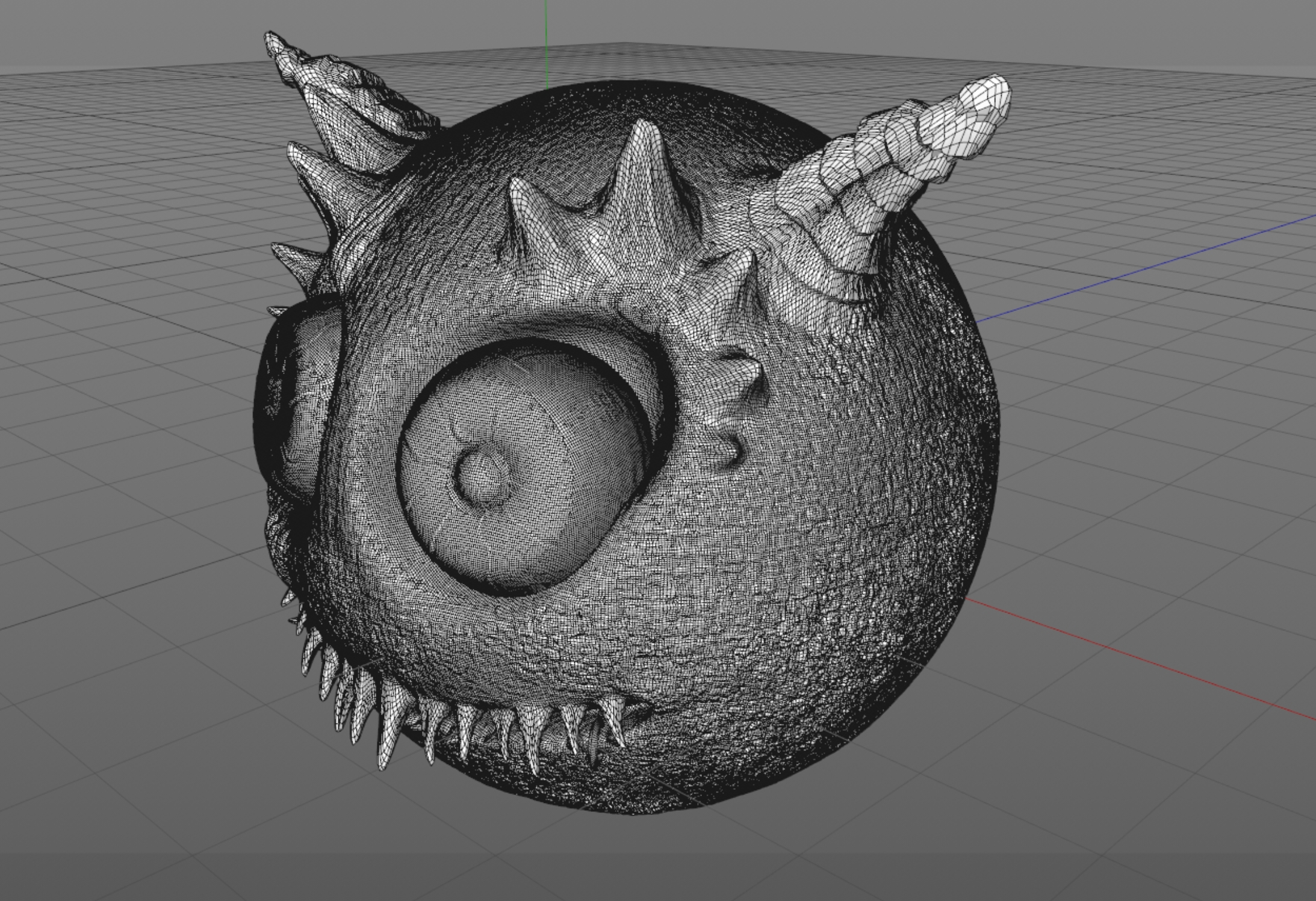 3D Smiley monster creature character - TurboSquid 1743272