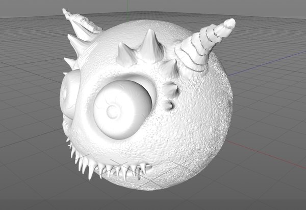 3D Smiley monster creature character - TurboSquid 1743272