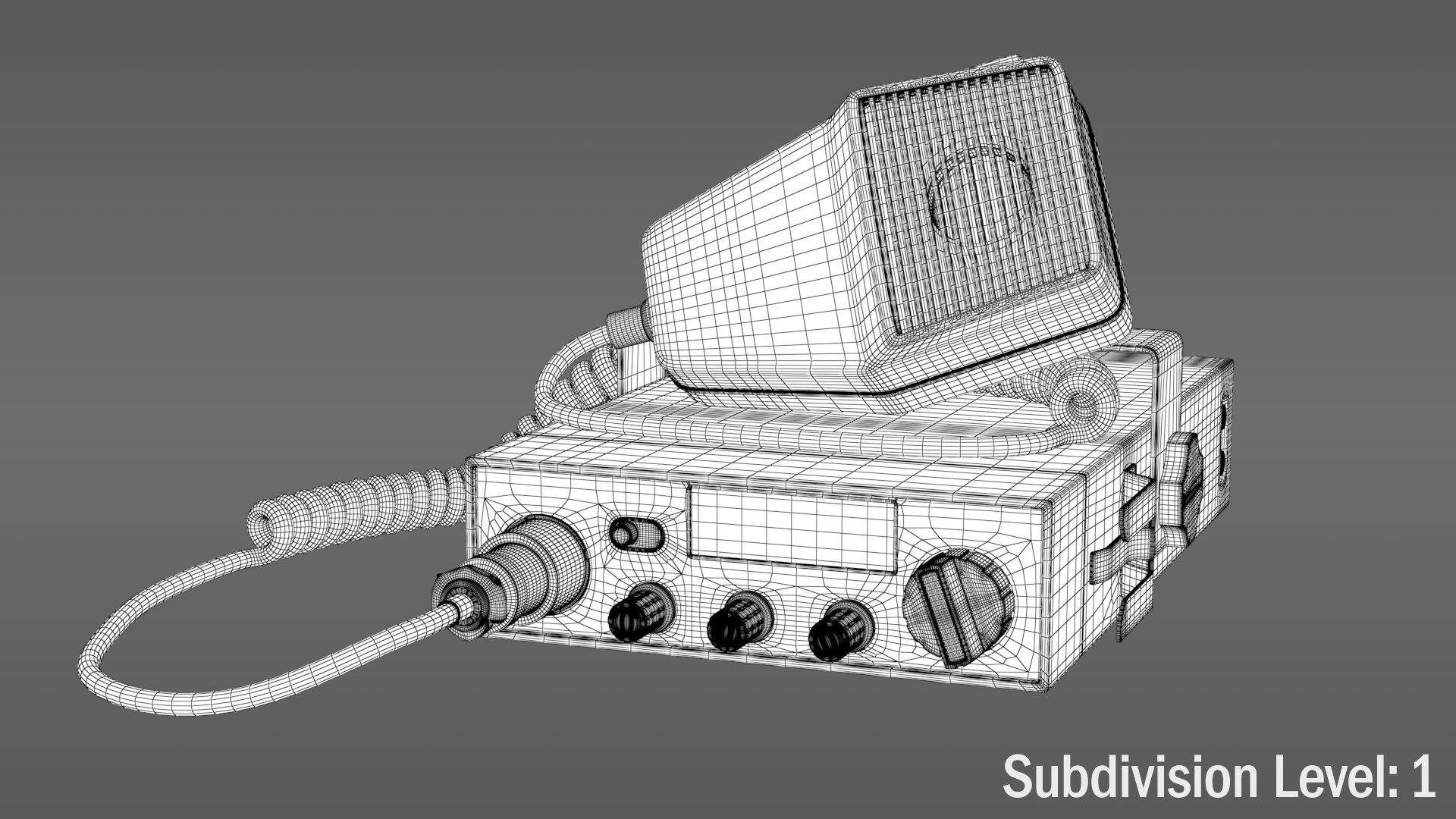 3D Cb Radio - TurboSquid 1418298