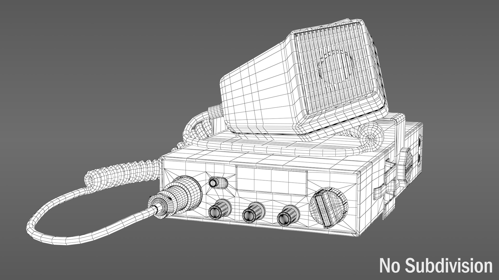 3D Cb Radio - TurboSquid 1418298