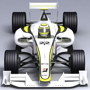 Brawn GP 3D Models for Download | TurboSquid