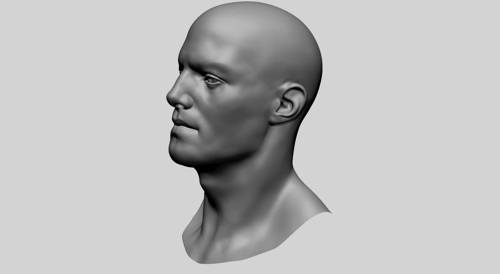 Male Head E 3D Model - TurboSquid 1894231