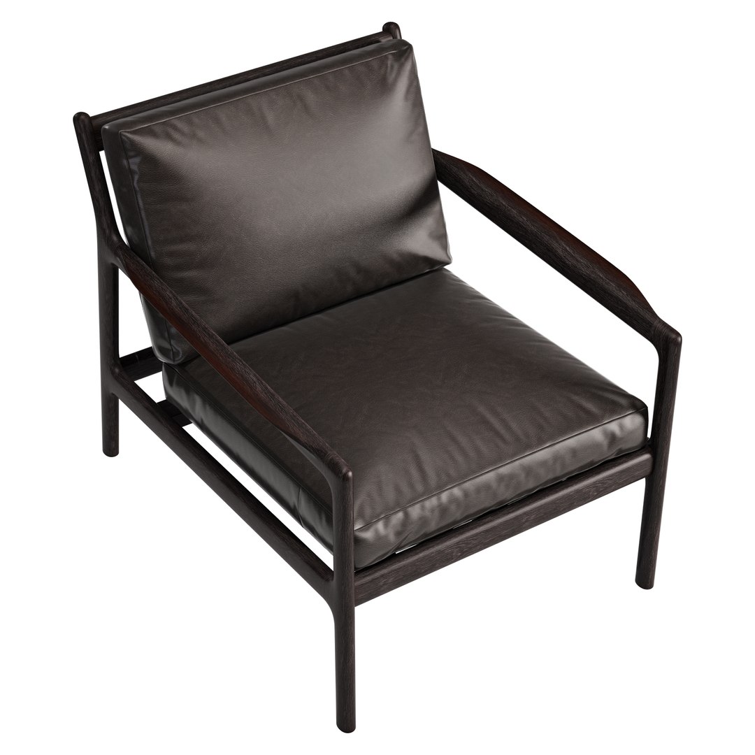 Ethnicraft Jack Lounge Chair 3D - TurboSquid 2333697