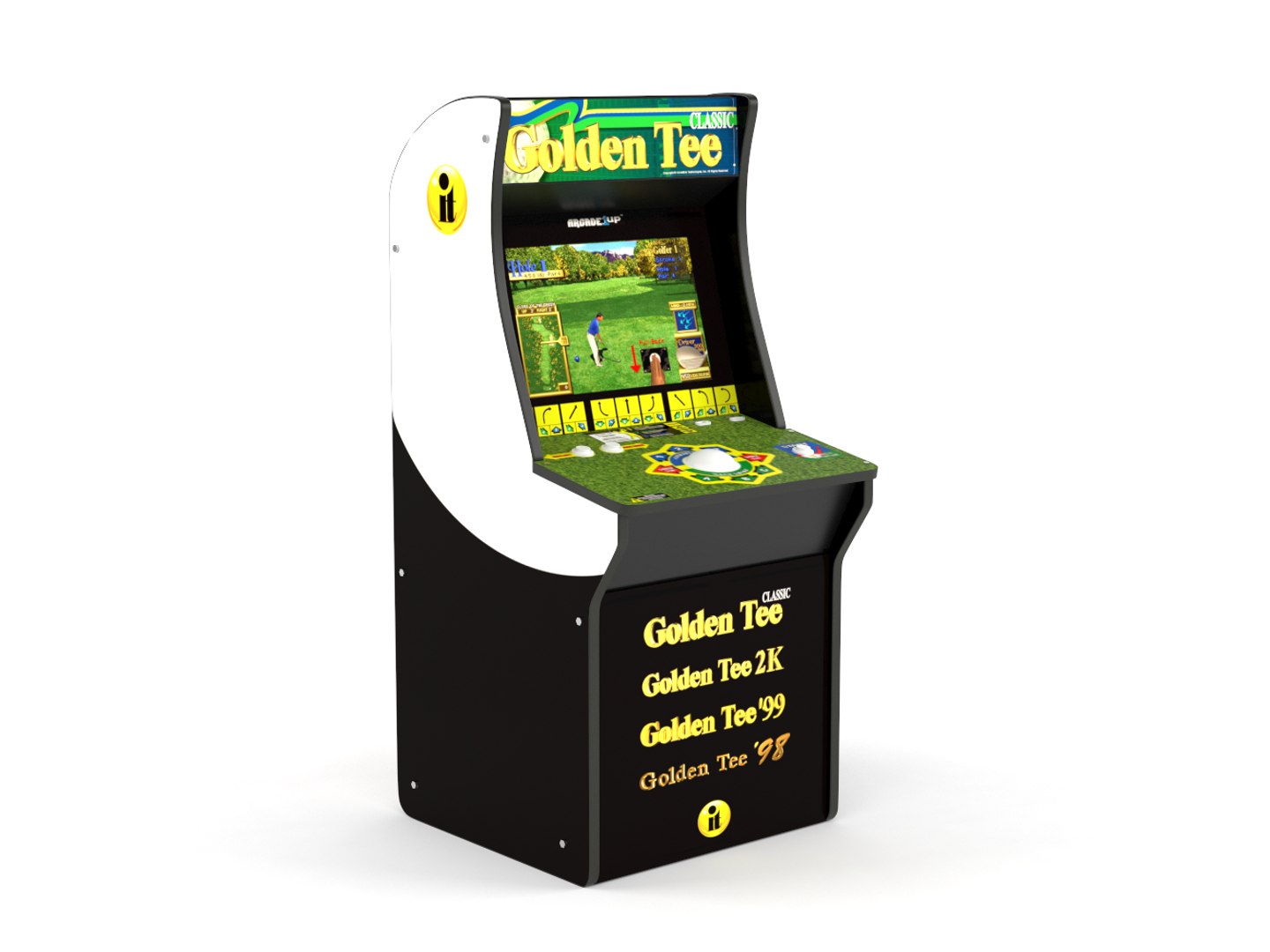 Golden Tee Arcade Machine 3D Model - TurboSquid 1626781