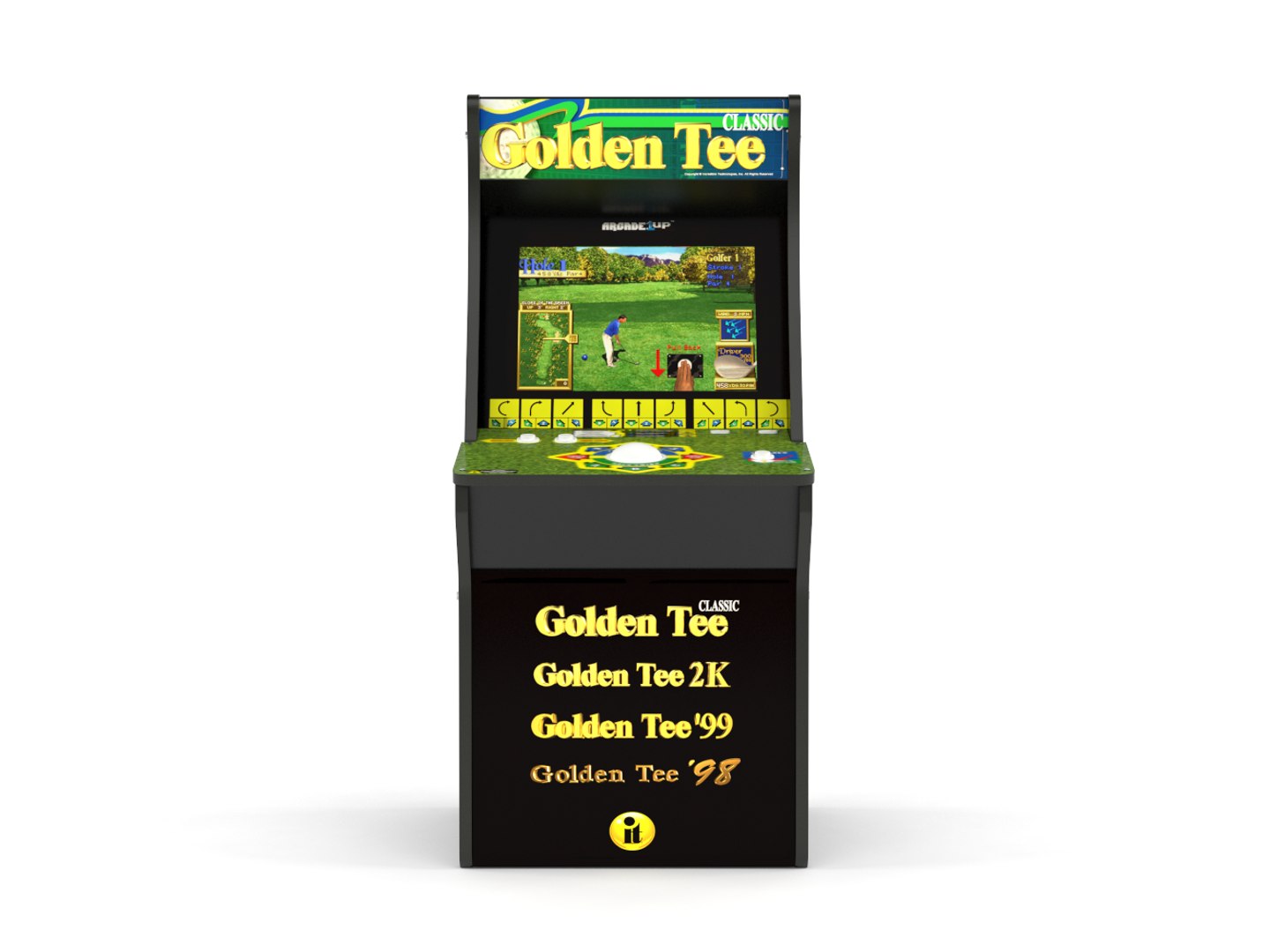 Golden Tee Arcade Machine 3D Model - TurboSquid 1626781