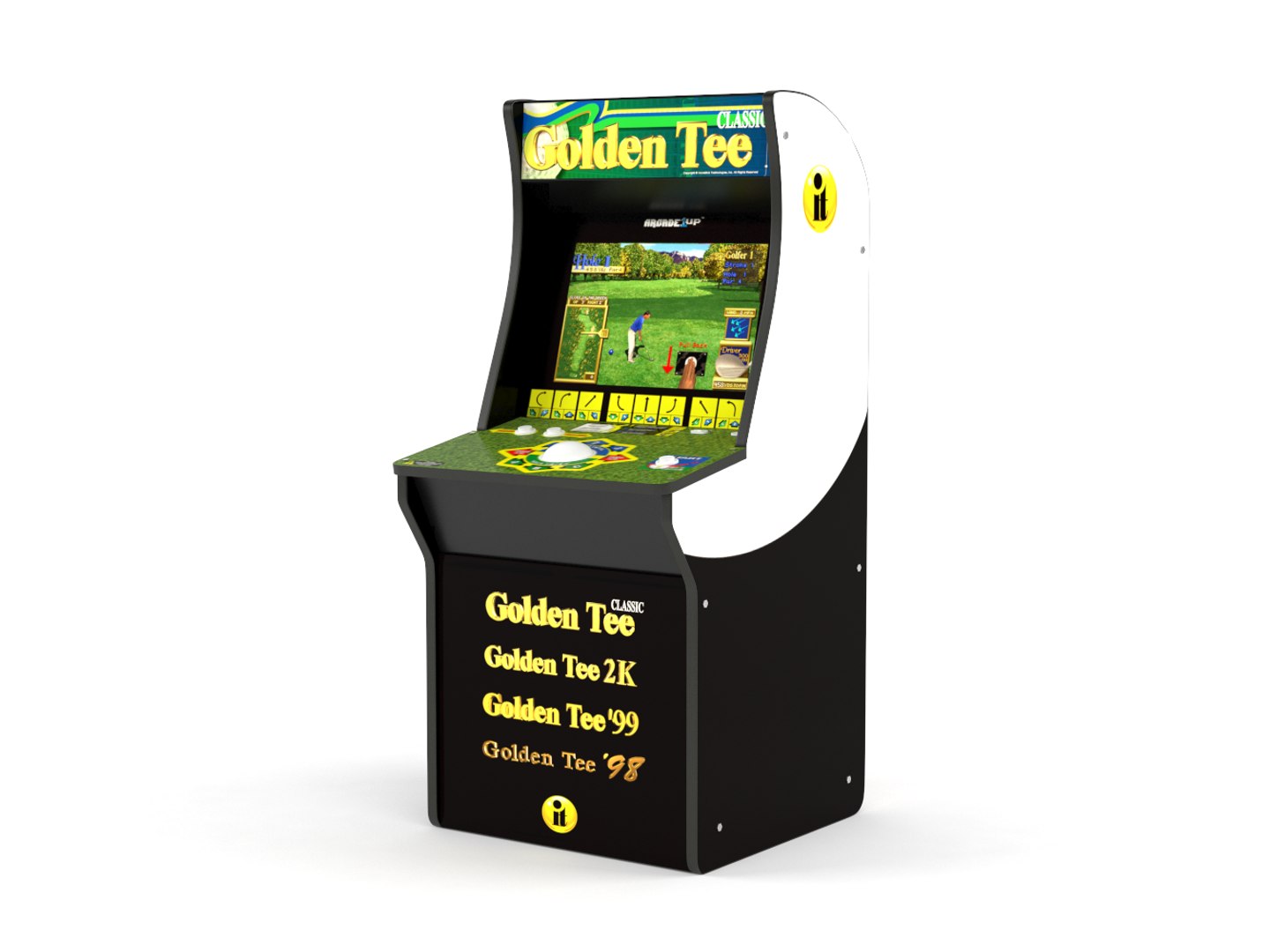 Golden Tee Arcade Machine 3D Model - TurboSquid 1626781