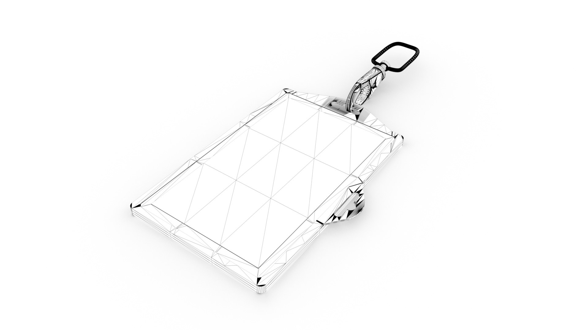 FBI Card In Lanyard - Agent Pass - With Textures - 3D Asset Model ...