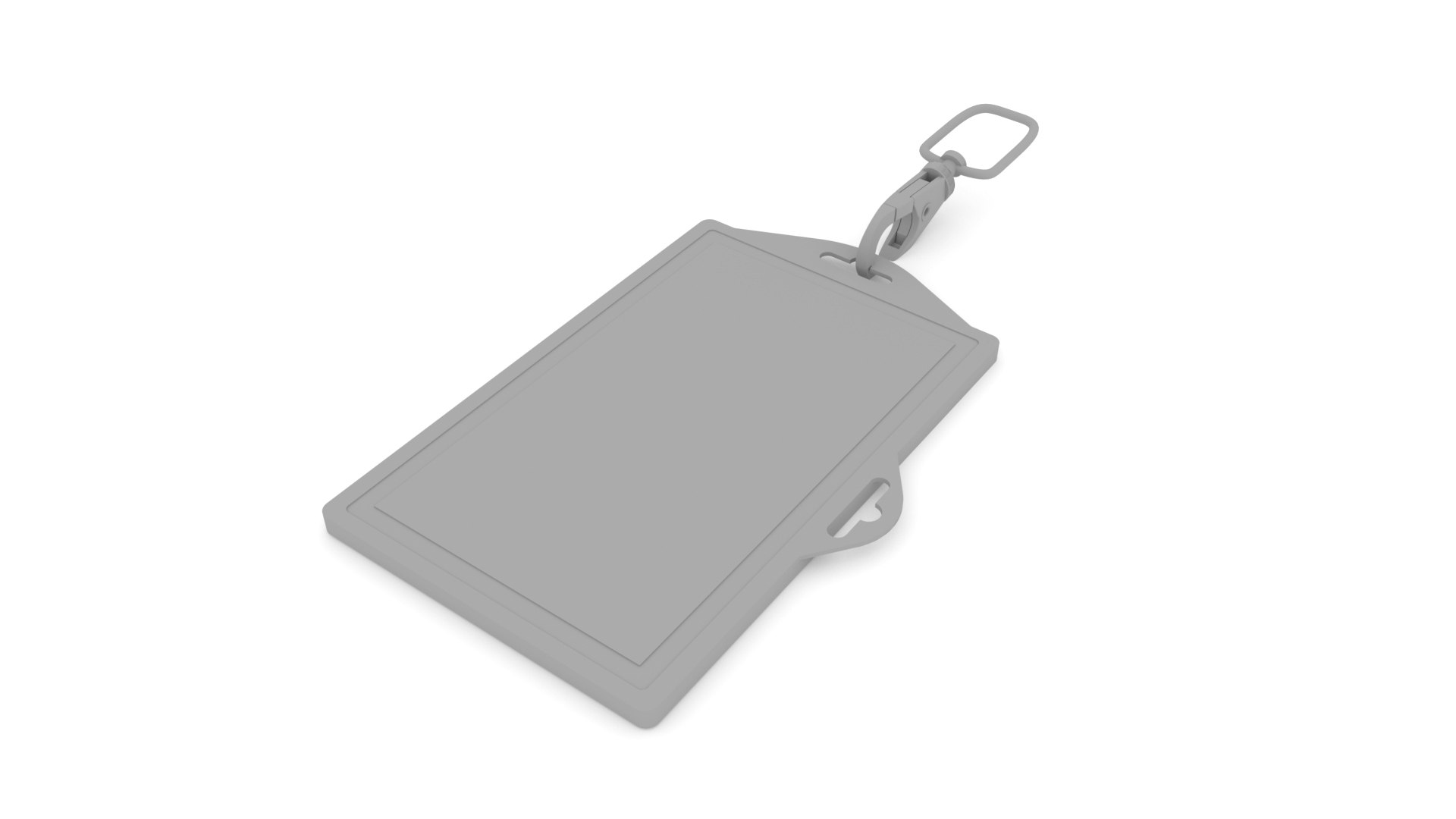 FBI Card In Lanyard - Agent Pass - With Textures - 3D Asset Model ...