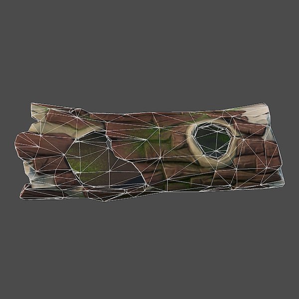 cartoon toon log 3d 3ds