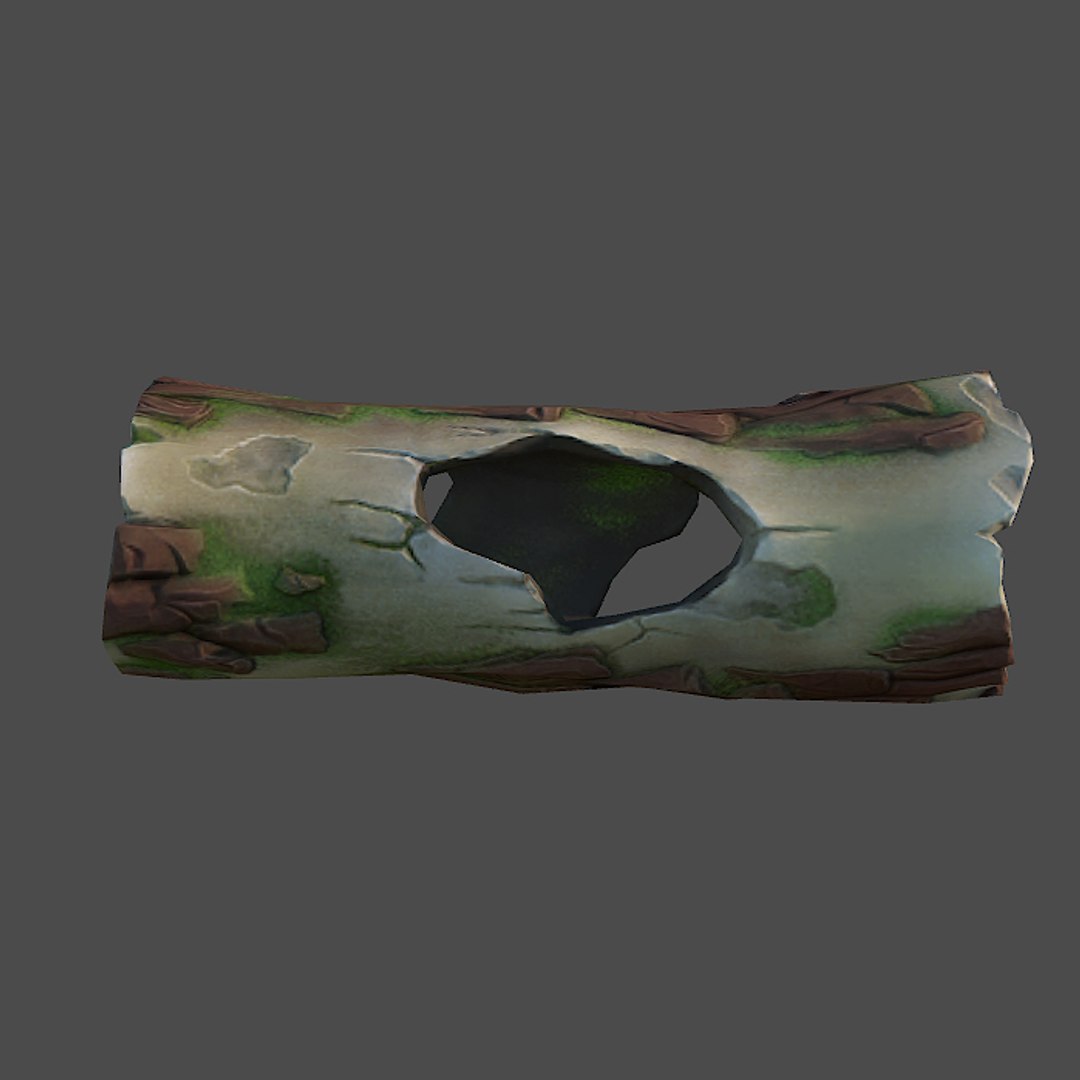 Cartoon Toon Log 3d 3ds