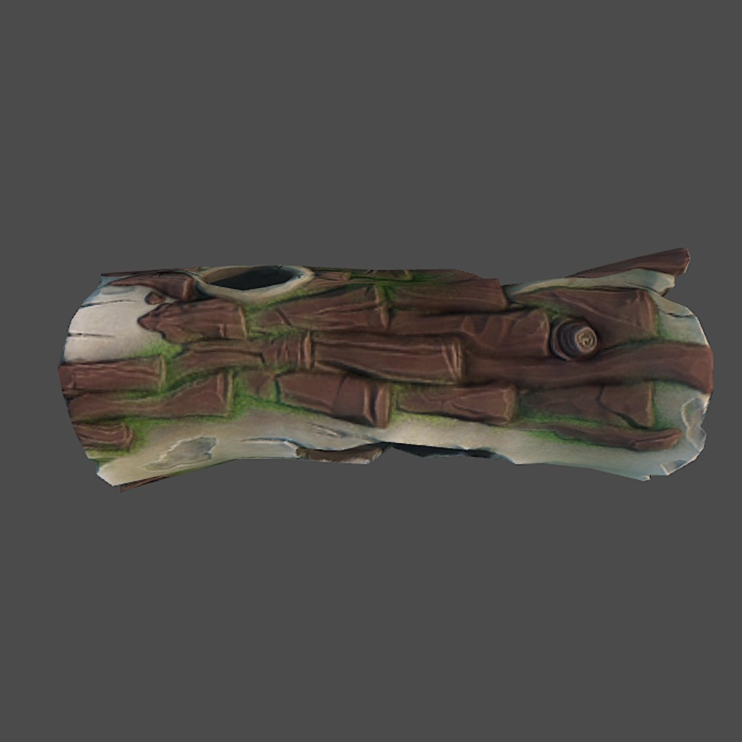 Cartoon Toon Log 3d 3ds