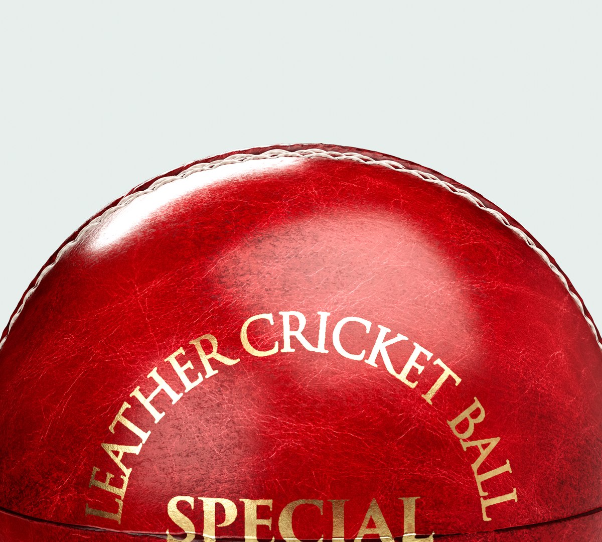 3D Model Cricket Ball Red - TurboSquid 2090951