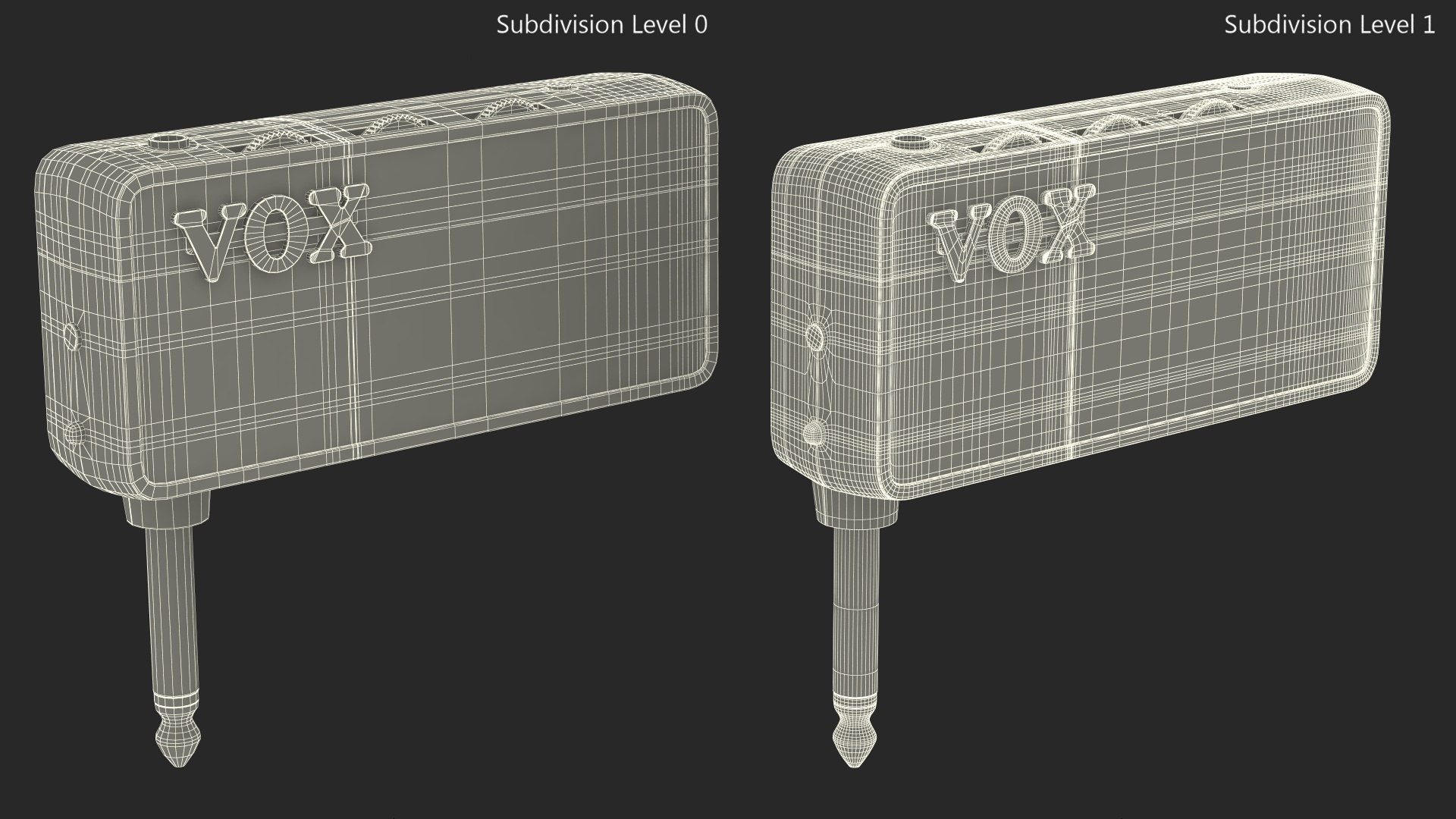 Guitar Bass Headphone Amplifier VOX 3D Model - TurboSquid 2147296