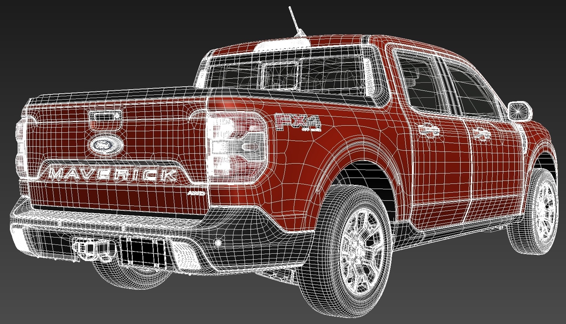 Ford Maverick Lariat FX4 2022 3D - TurboSquid 2224165