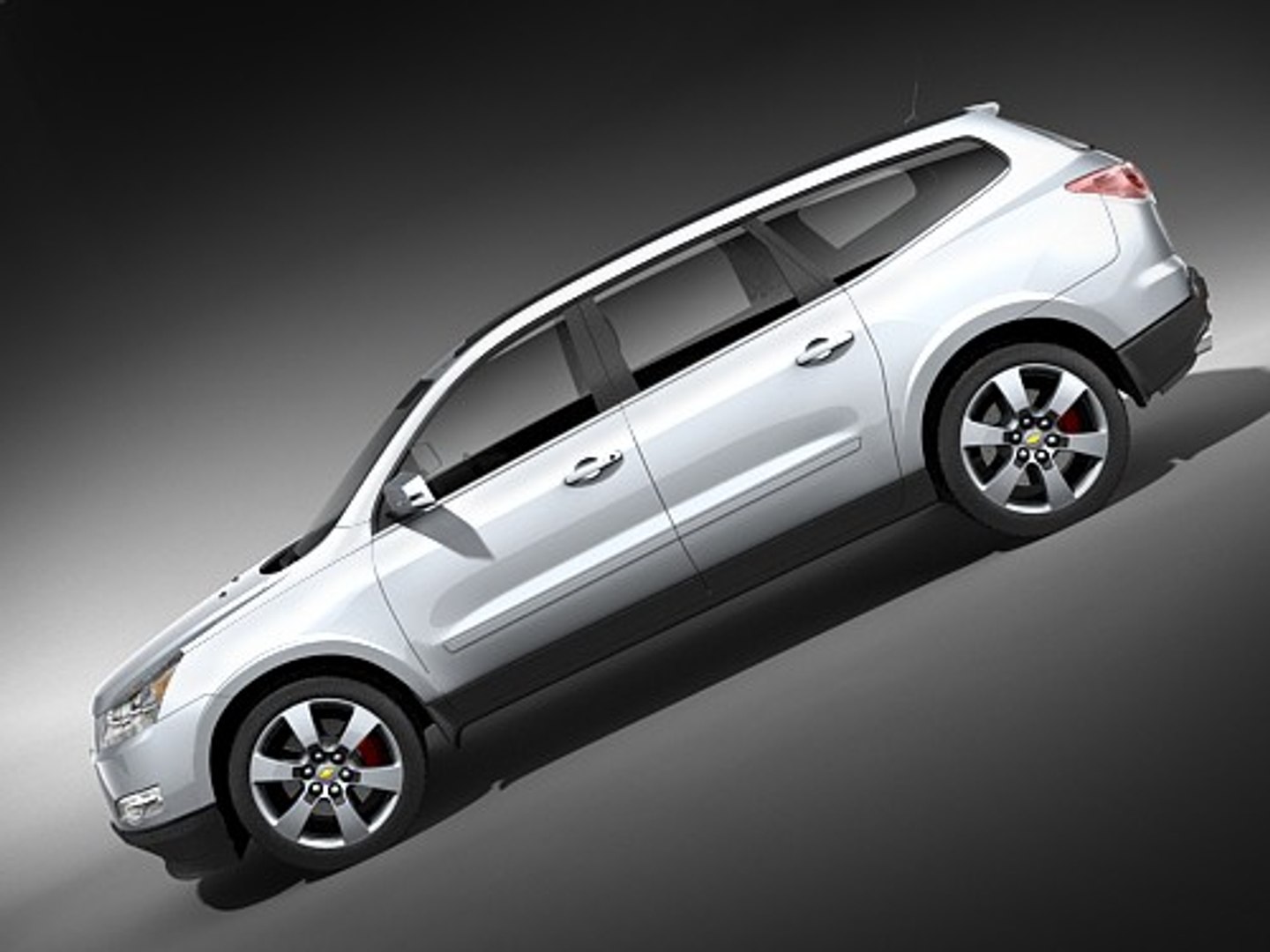 3d Chevrolet Traverse Suv Model