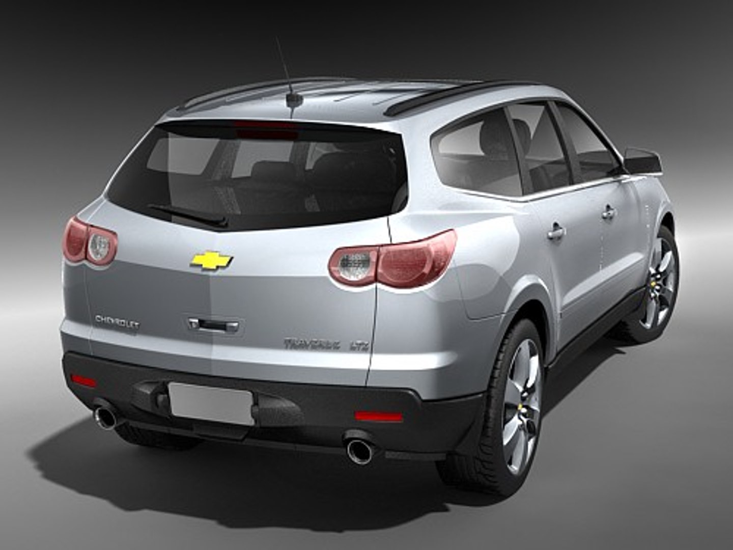 3d Chevrolet Traverse Suv Model