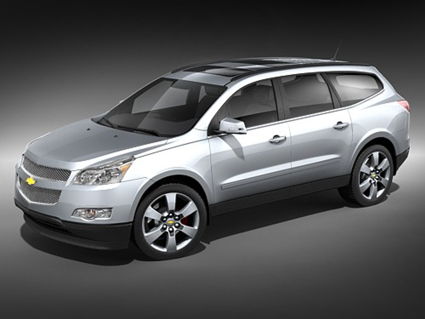 3d Chevrolet Traverse Suv Model