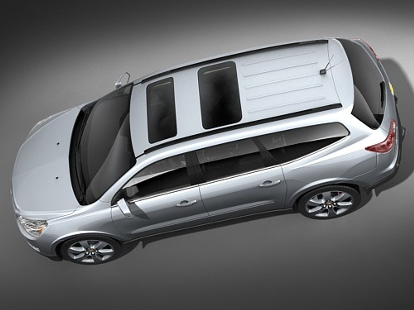 3d Chevrolet Traverse Suv Model