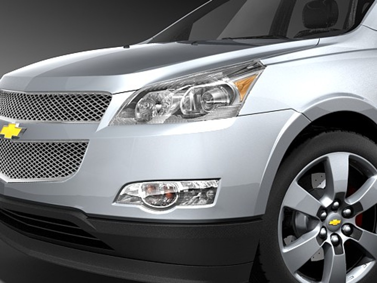 3d Chevrolet Traverse Suv Model