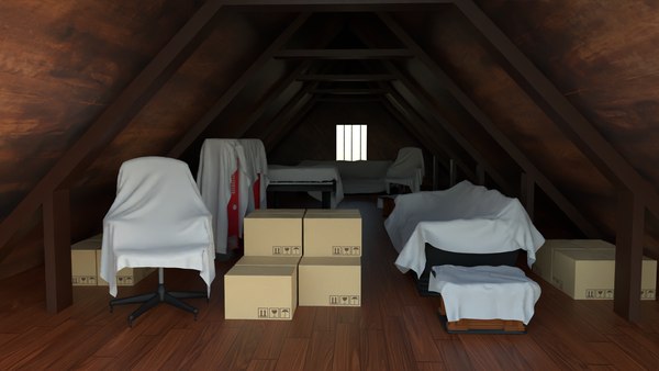 3D Attic Models | TurboSquid