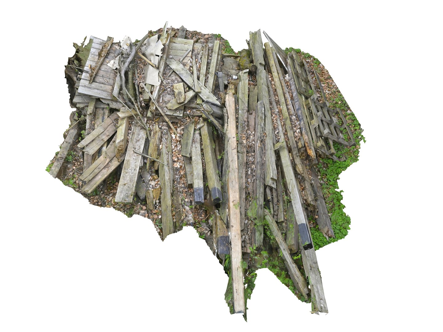 3D Demolished Building Ultra Hd Model - TurboSquid 1397021