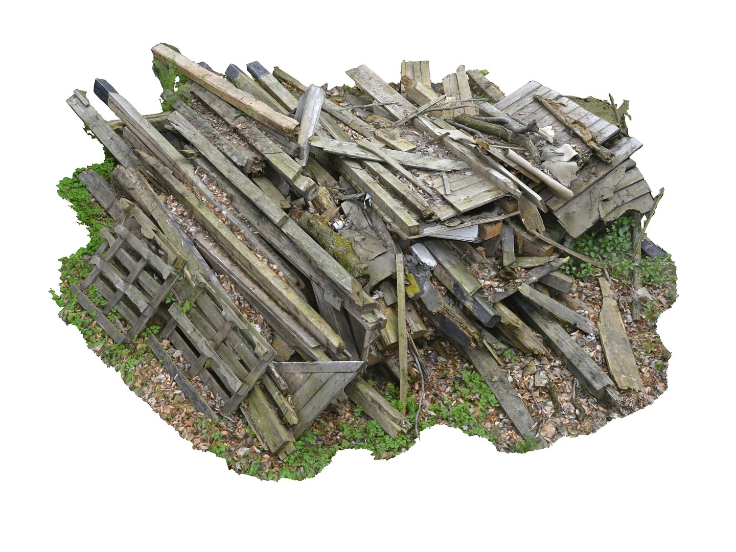 3D Demolished Building Ultra Hd Model - TurboSquid 1397021