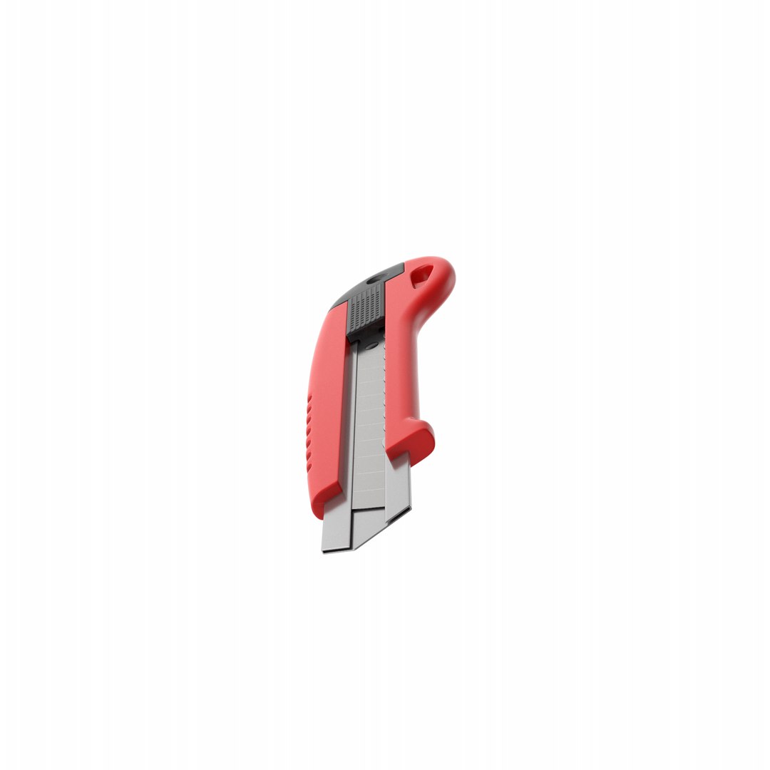 Red Slide Lock Cutter 3D - TurboSquid 1952867