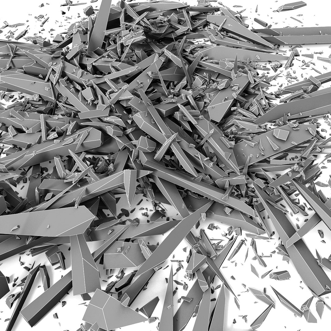 3ds Max Wood Debris