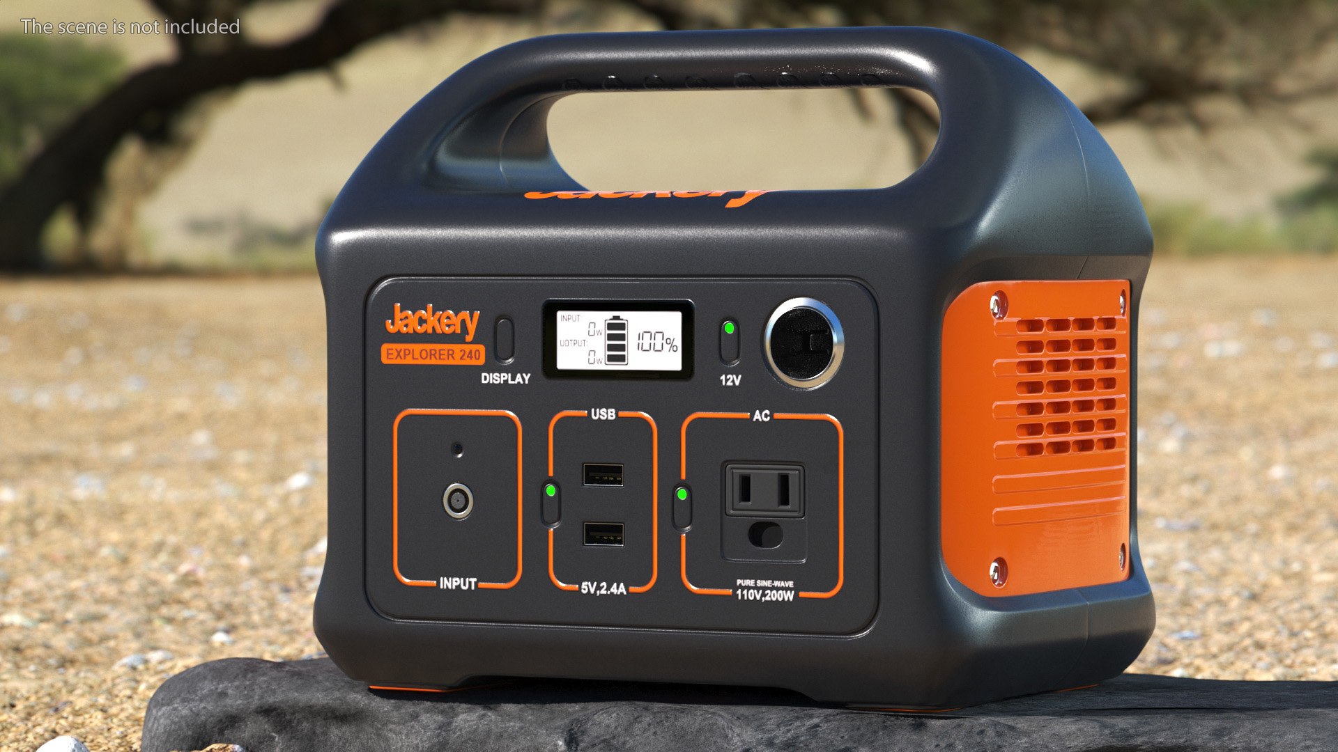 Portable Power Station Jackery Explorer 240 3D Model - TurboSquid 1992161