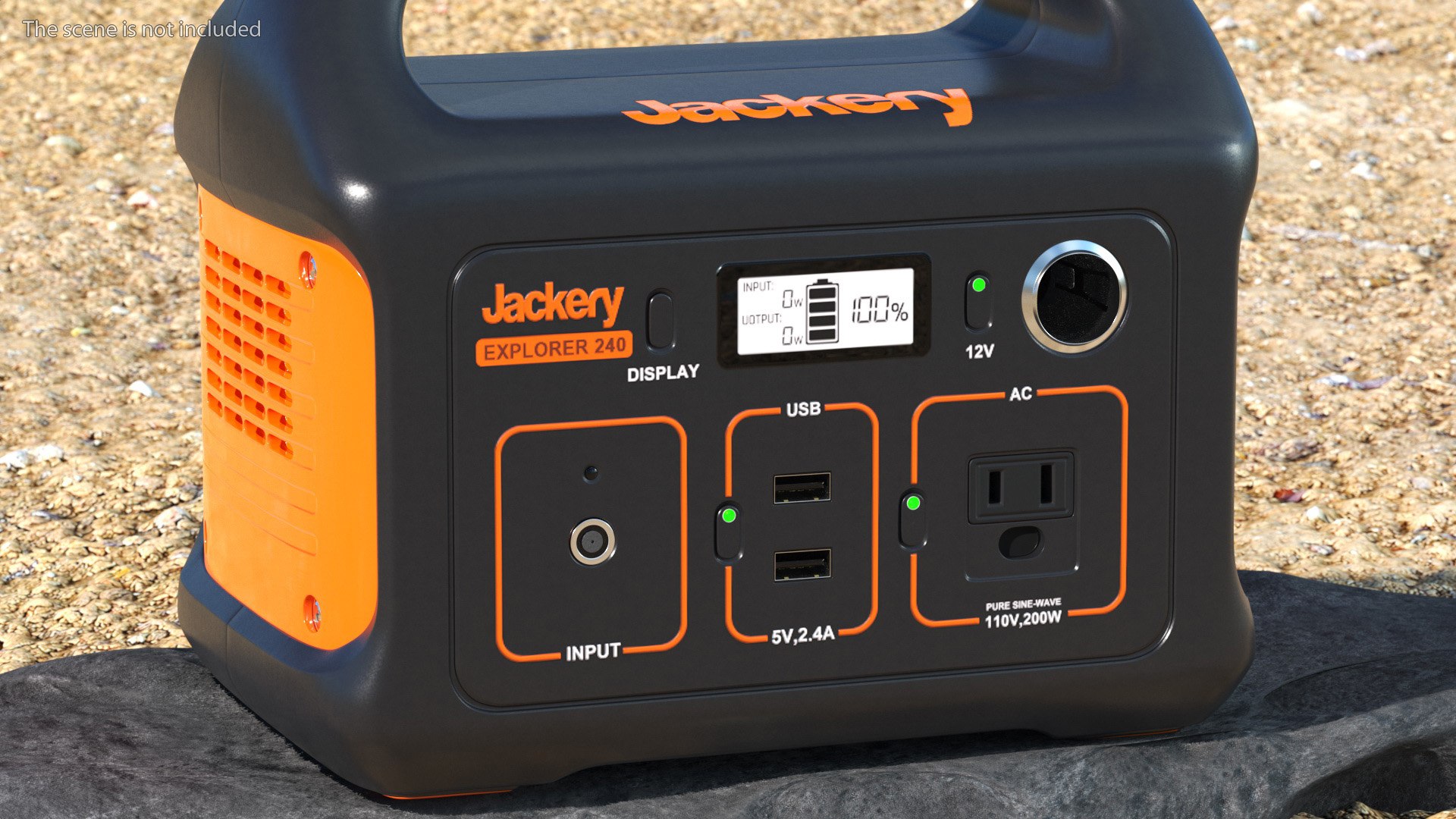 Portable Power Station Jackery Explorer 240 3D Model - TurboSquid 1992161