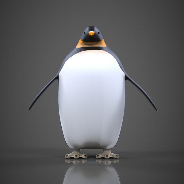 Penguin bird model - TurboSquid 1385582